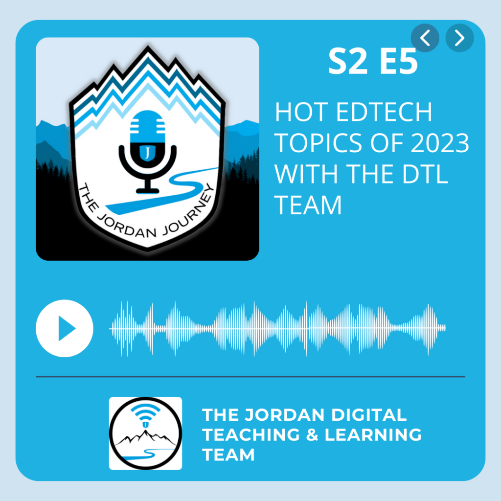 Digital Learning – Jordan Teaching & Learning
