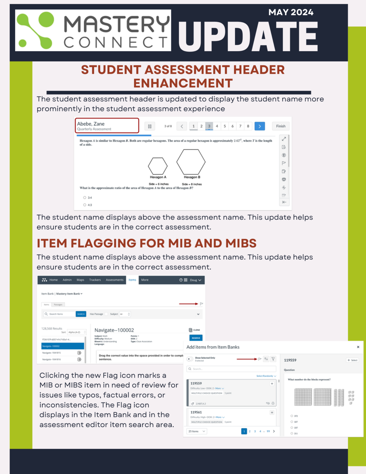 Mastery Connect Update May 2024 – Digital Learning