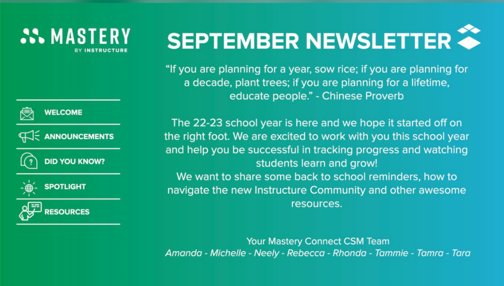 Mastery Connect – Digital Learning